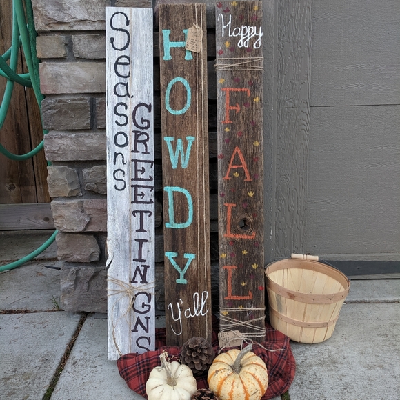 Wall Decor | Barn Wood Door Signs | Poshmark